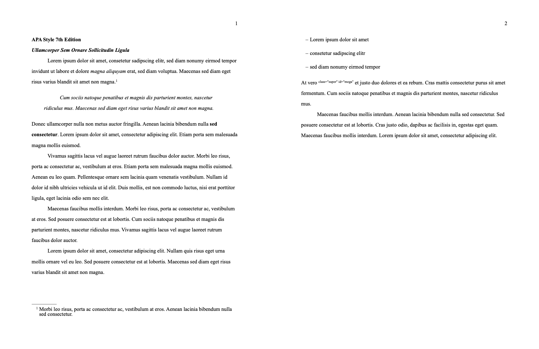 APA Style 7th Edition - Ulysses Styles & Themes