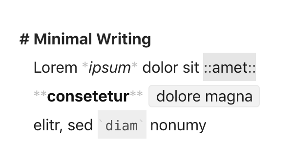Minimal Writing - Ulysses Styles & Themes